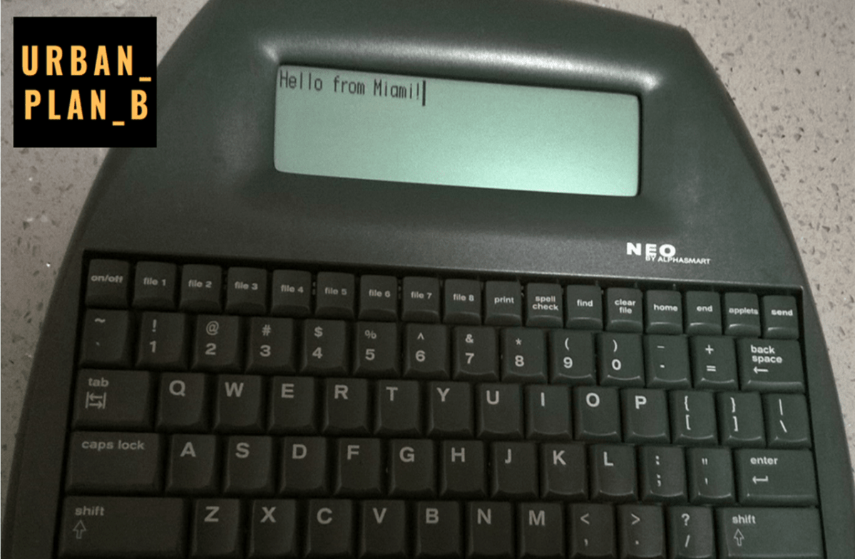 A different kind of screen time: A classic AlphaSmart word processor is ...
